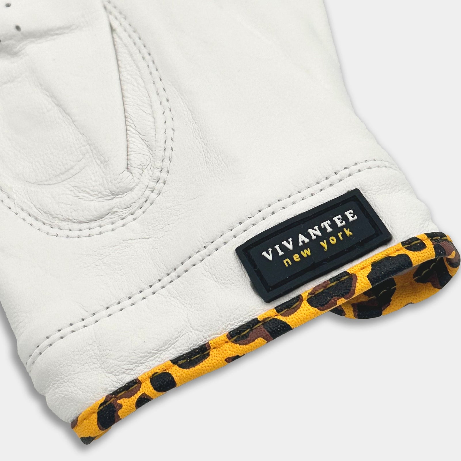 Chelsea Cheetah | Women's Cheetah Print Yellow & White Golf Glove